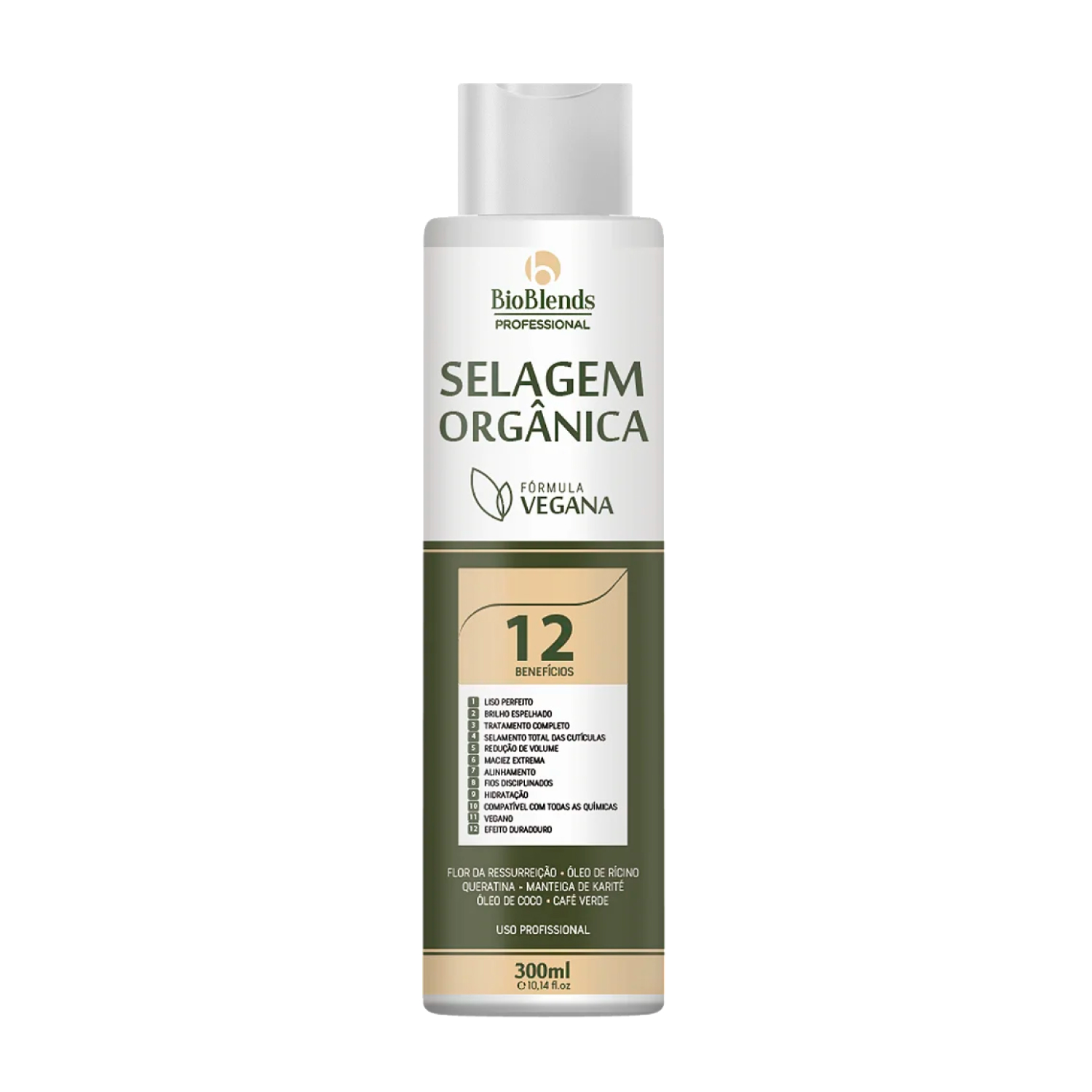 Selagem Organica Vegana Bioblends 300ml - Carla Zucoloto Beauty