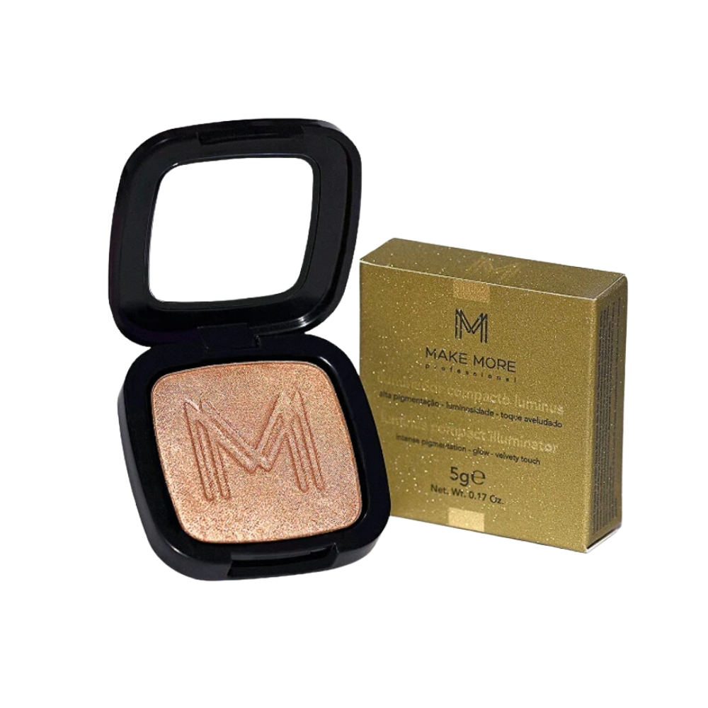 Iluminador Facial Compacto Luminus Bronzer Make More 5g - Carla ...