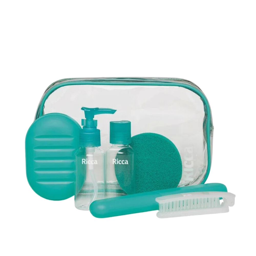 Conjunto Com 4 Frascos De Viagem Cod 3287 Ricca - Carla Zucoloto Beauty